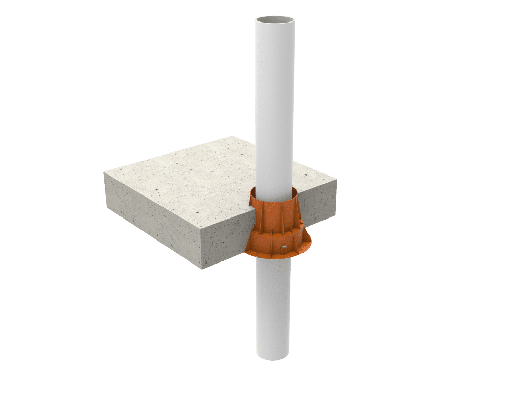 Cast-In High Top Fire Collars | FyreCOLLAR Cast-In High | Trafalgar Fire